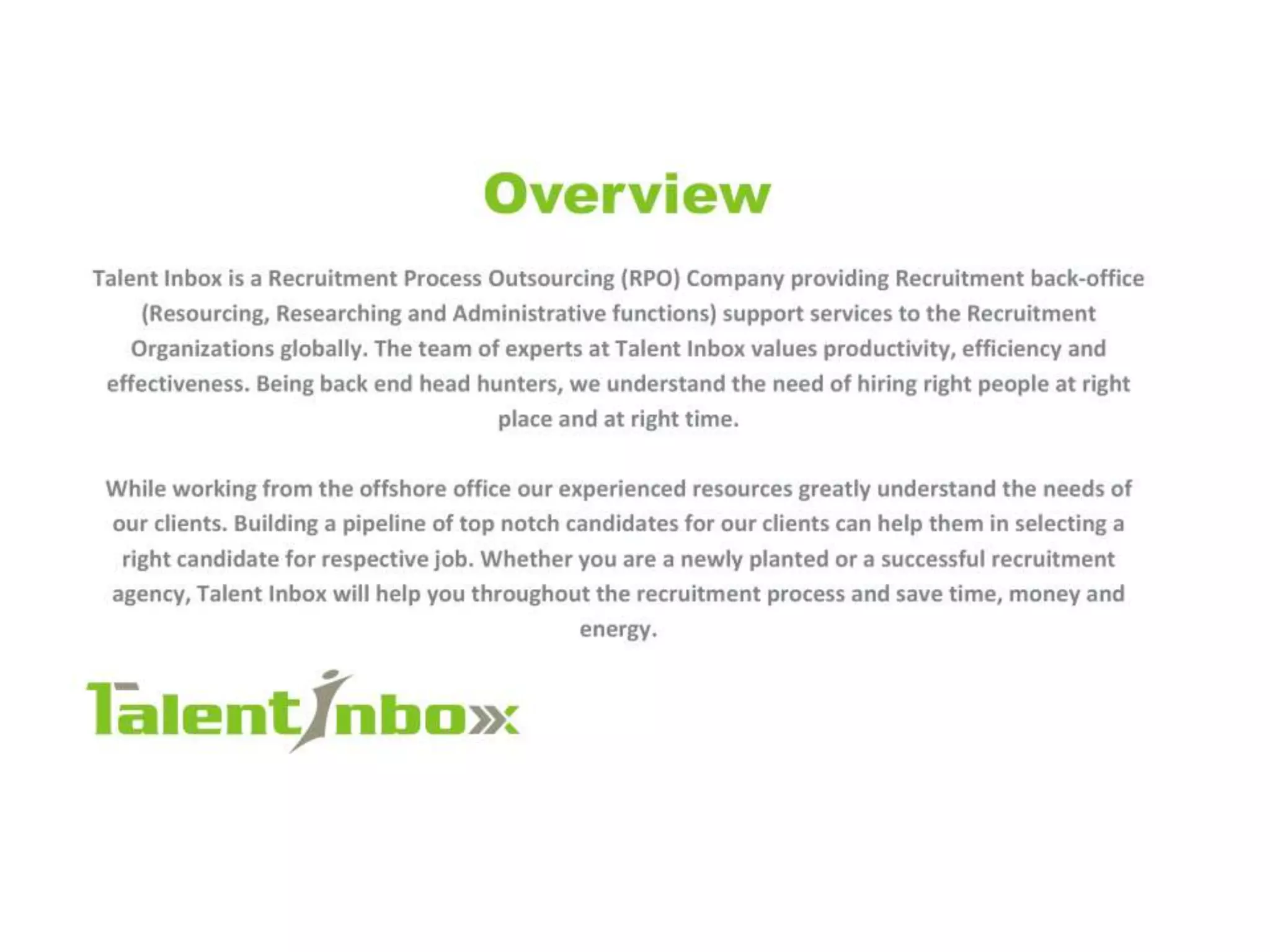 Talent Inbox | PPTX