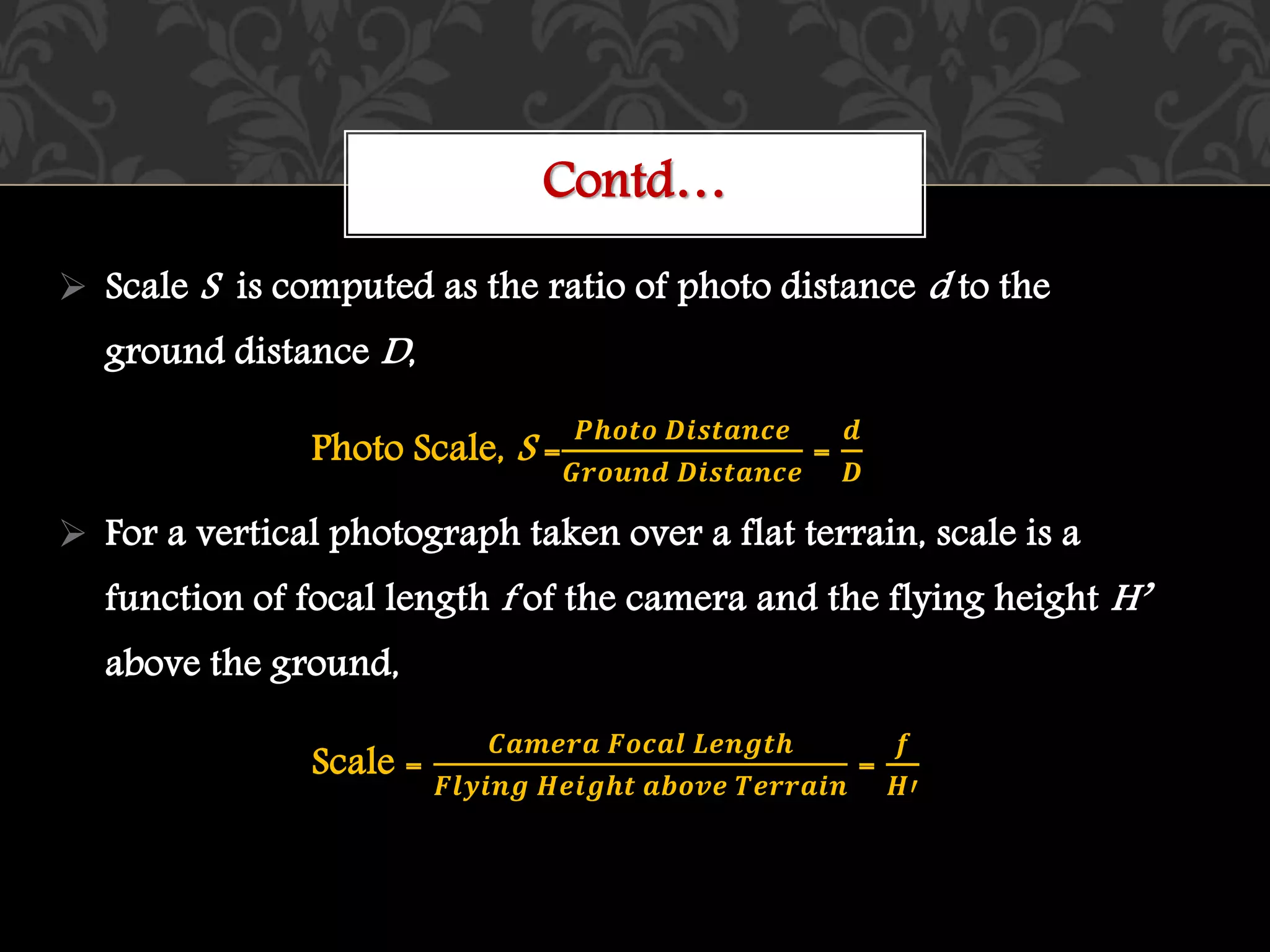 BASIC CONCEPTS OF PHOTOGRAMMETRY | PPTX