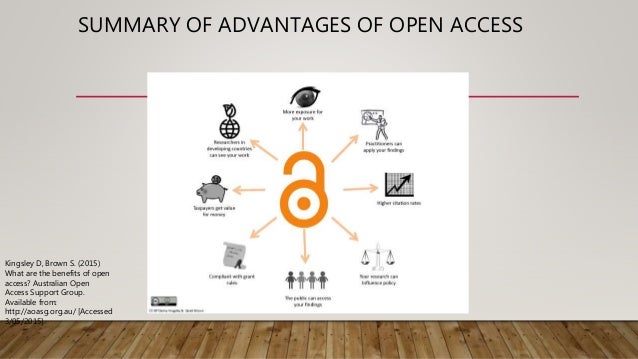 Advantages and Disadvantages of Open Access