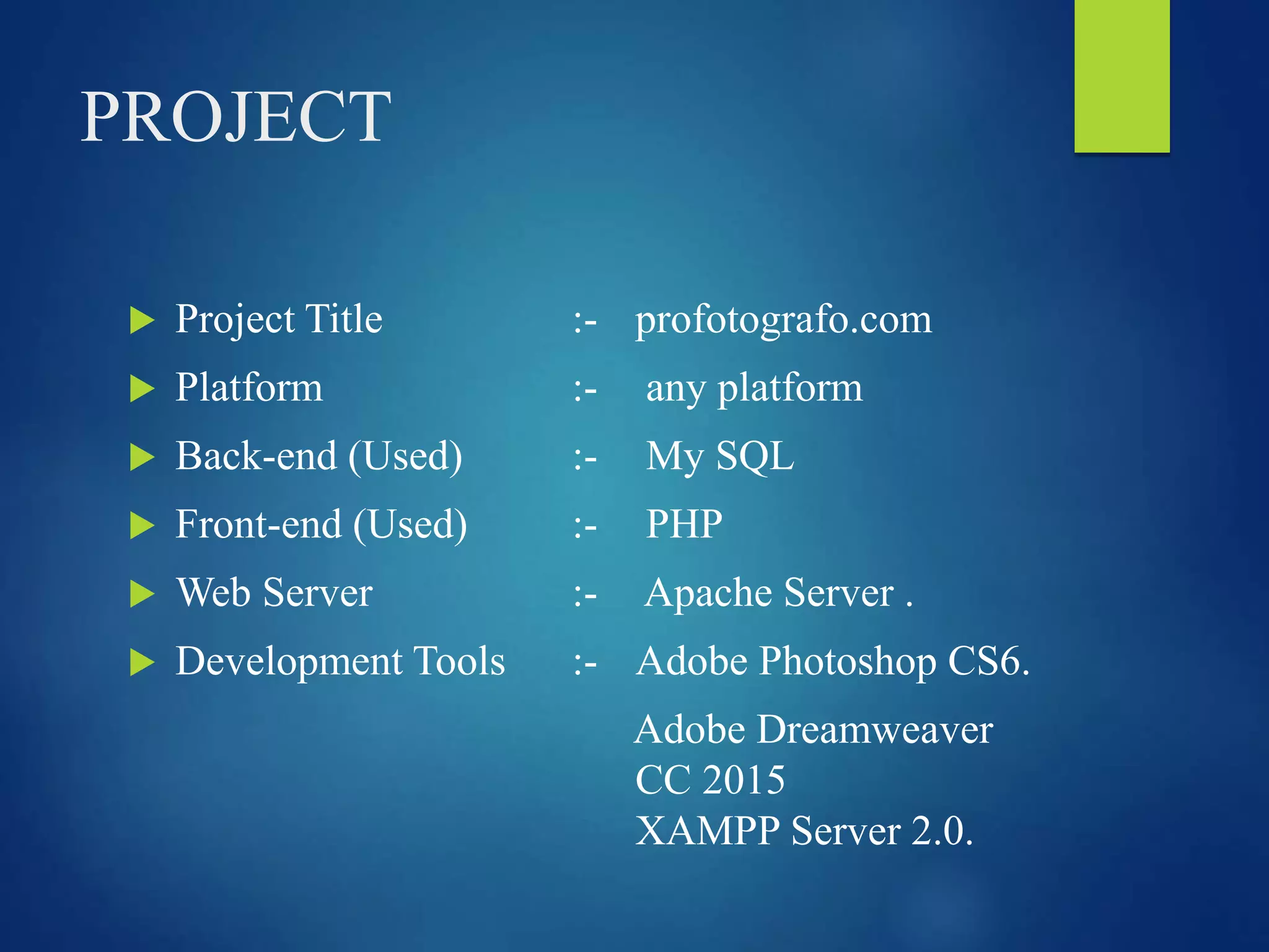 My website Pro Photography (profotografo.com) | PPTX