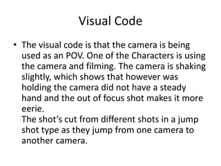 Blair Witch - Textual Analysis | PPT