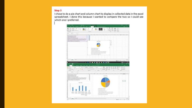 Excel Chart (Observation and Data Collection Table) | PPT