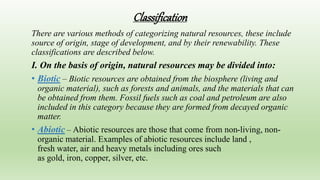Natural Resources | PPT