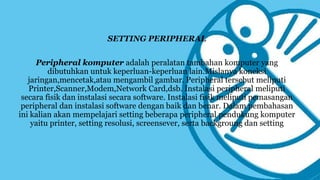 setting Peripheral | PPT