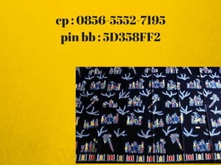 0856-5552-7195 (ISAT), Motif batik khas gresik | PPTX
