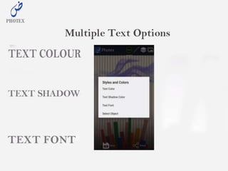 Photex : Photo Editor With Text on Photos | PPSX