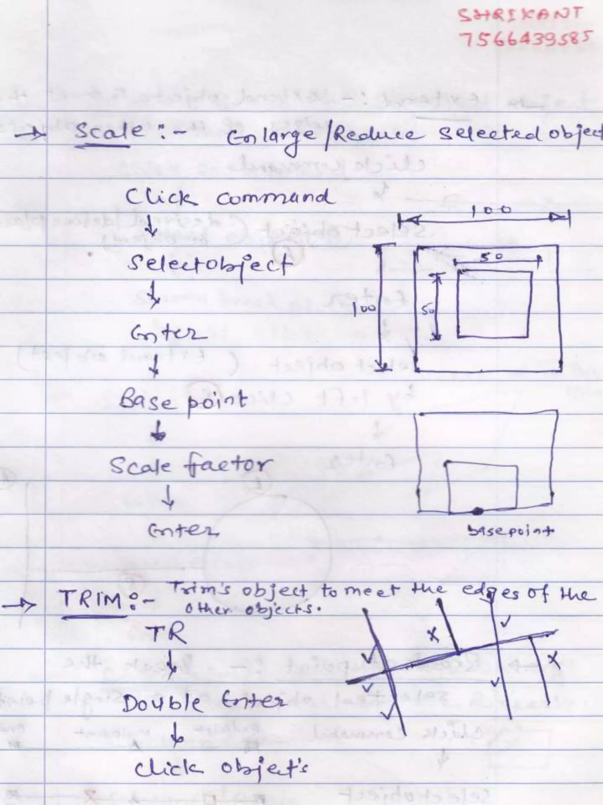 AUTOCAD NOTES | PPTX