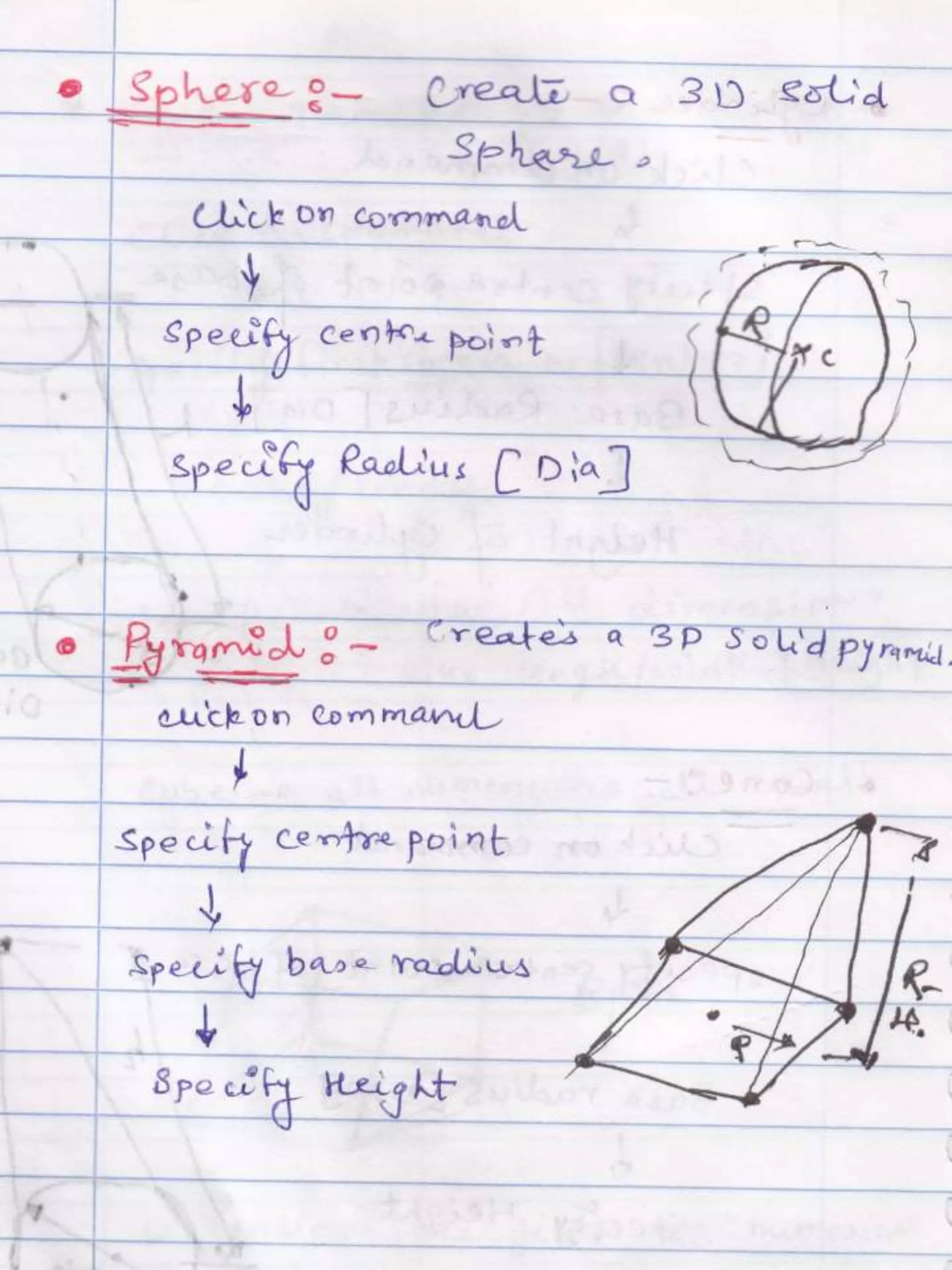 AUTOCAD NOTES | PPTX