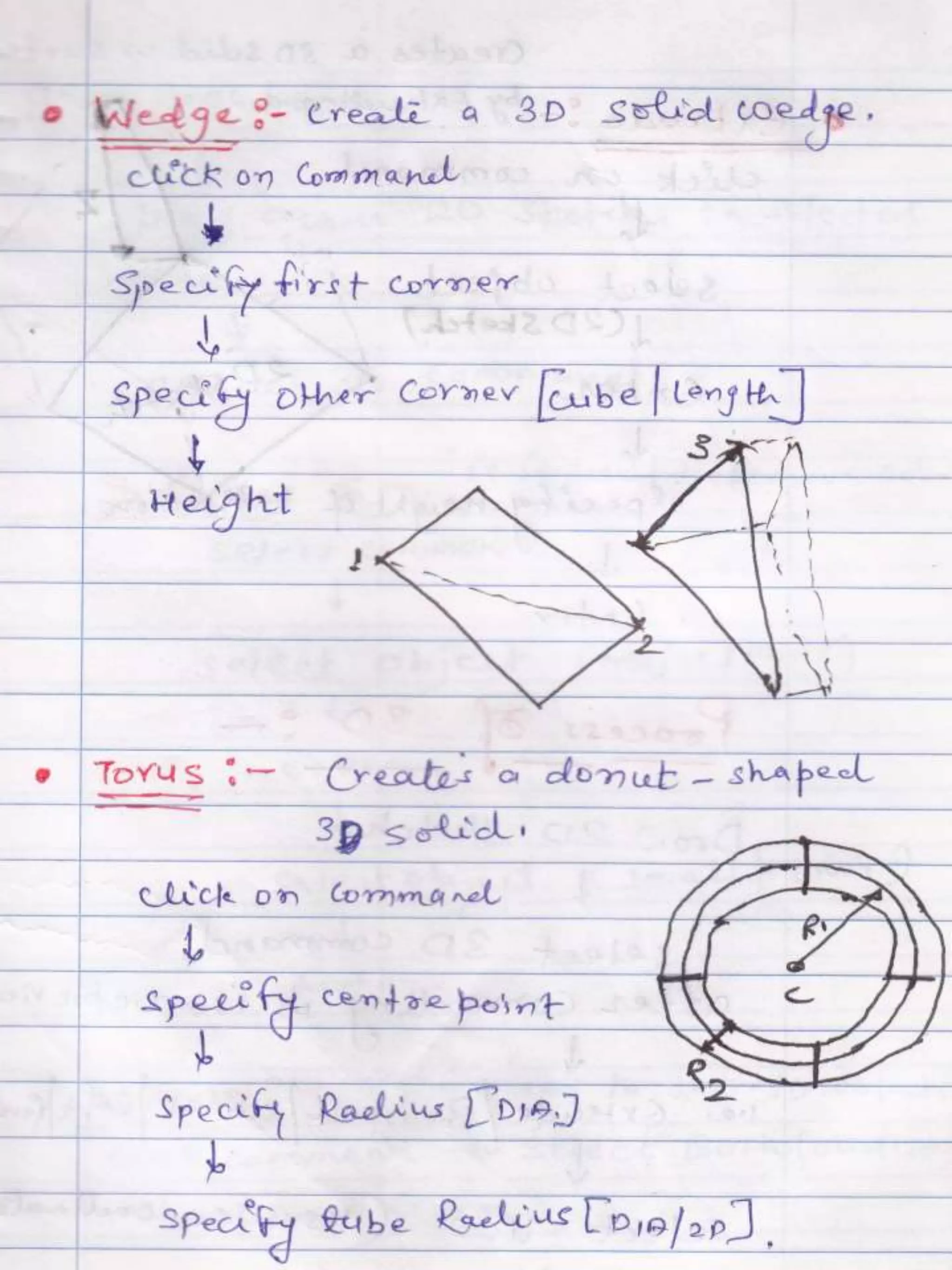 AUTOCAD NOTES | PPTX