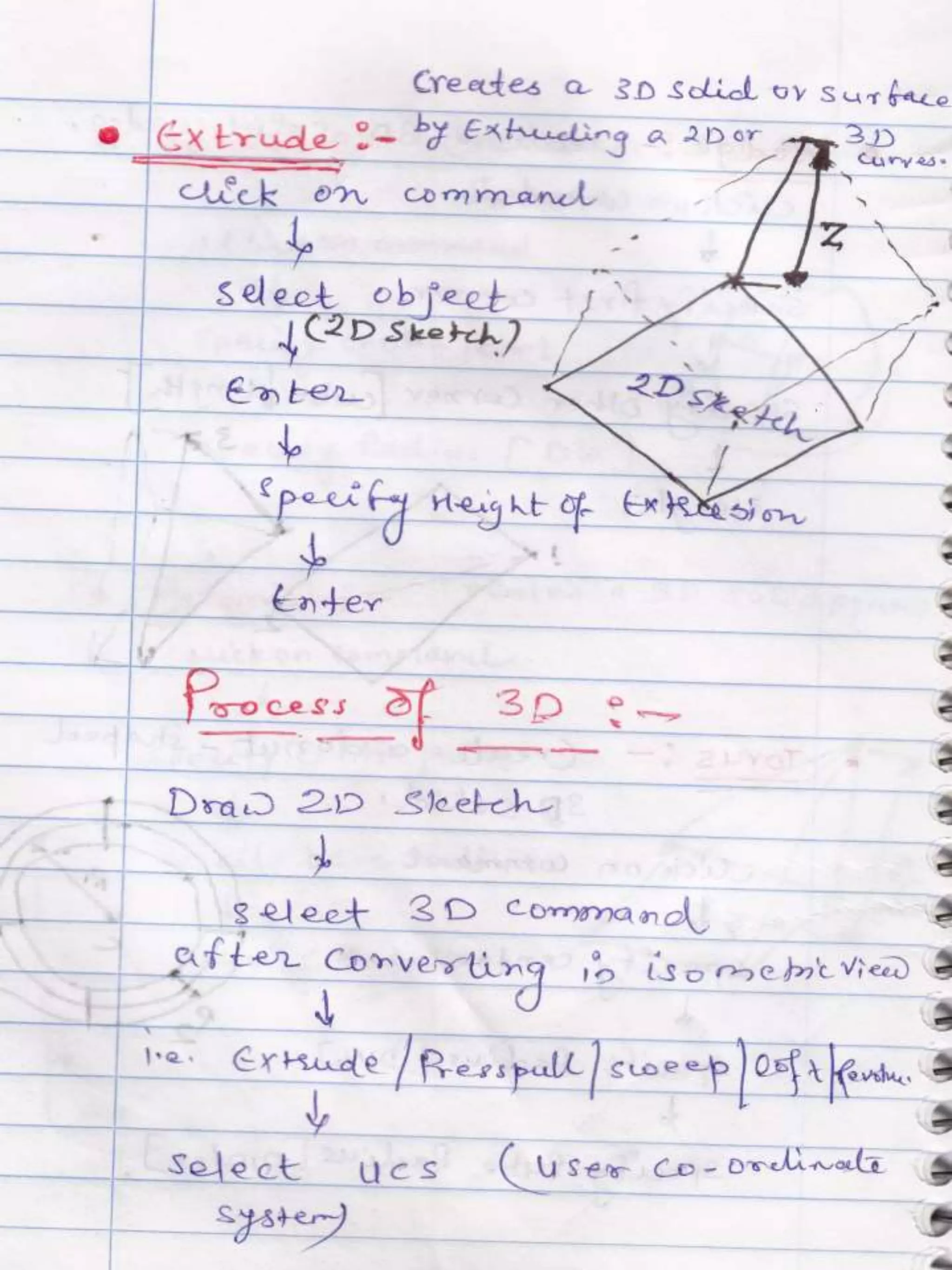 AUTOCAD NOTES | PPTX