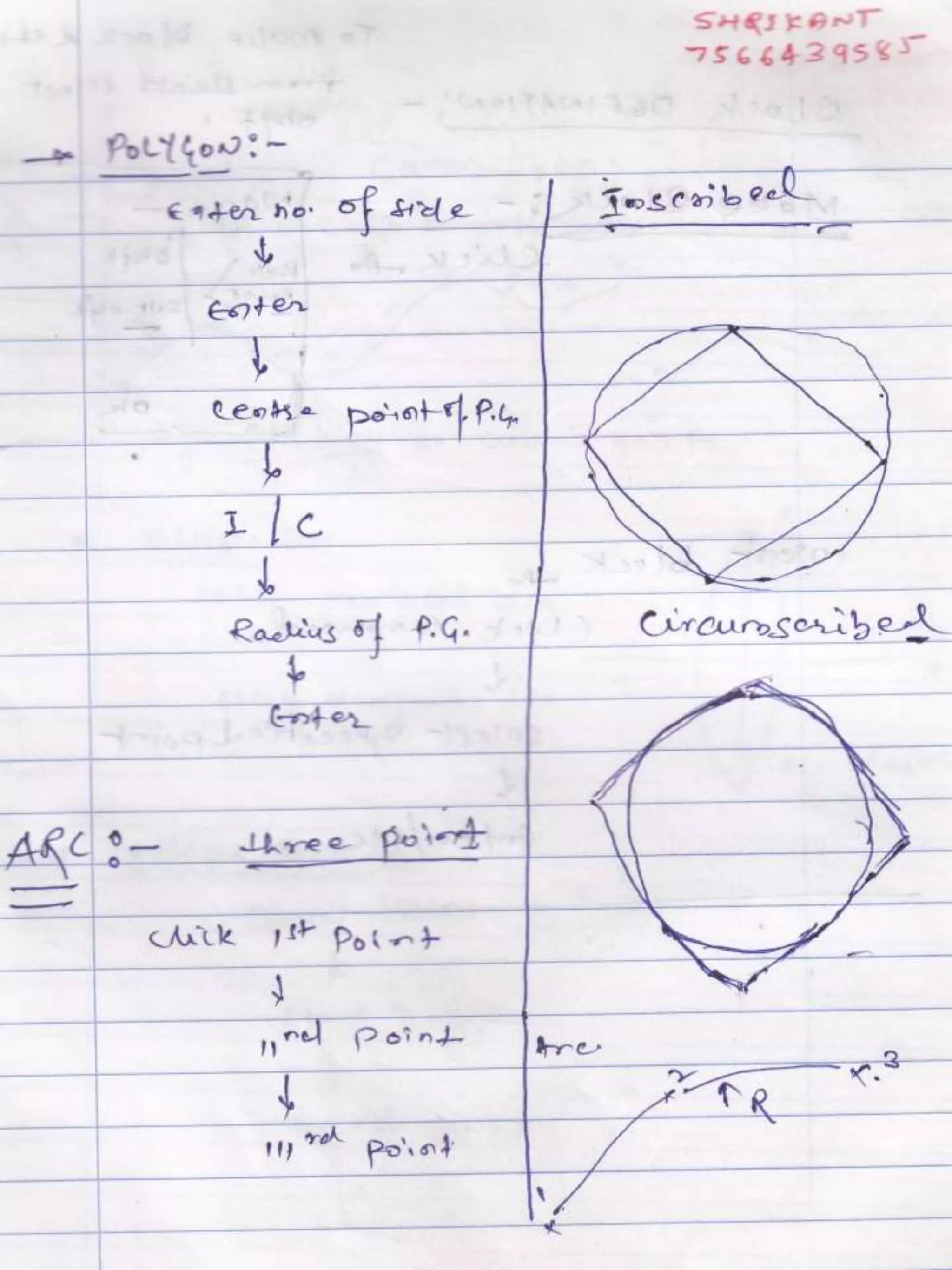 AUTOCAD NOTES | PPTX