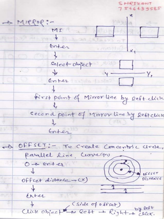 AUTOCAD NOTES | PPTX