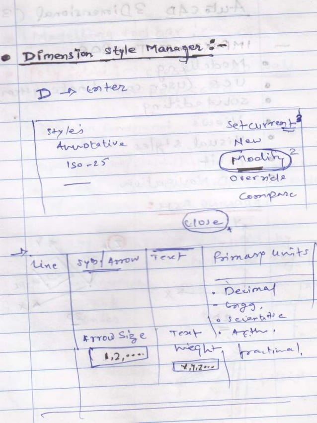 AUTOCAD NOTES | PPTX