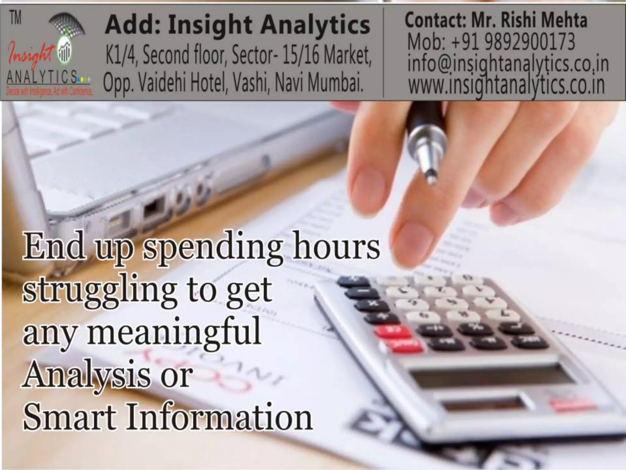 Insight Analytics- Basics of Data Analysis | PPTX