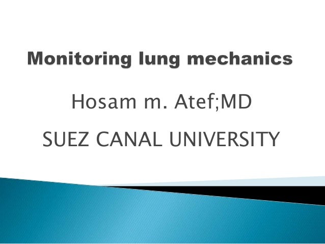 monitoring lung mechanics | PPTX