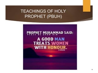 teachings of holy prophet | PPTX