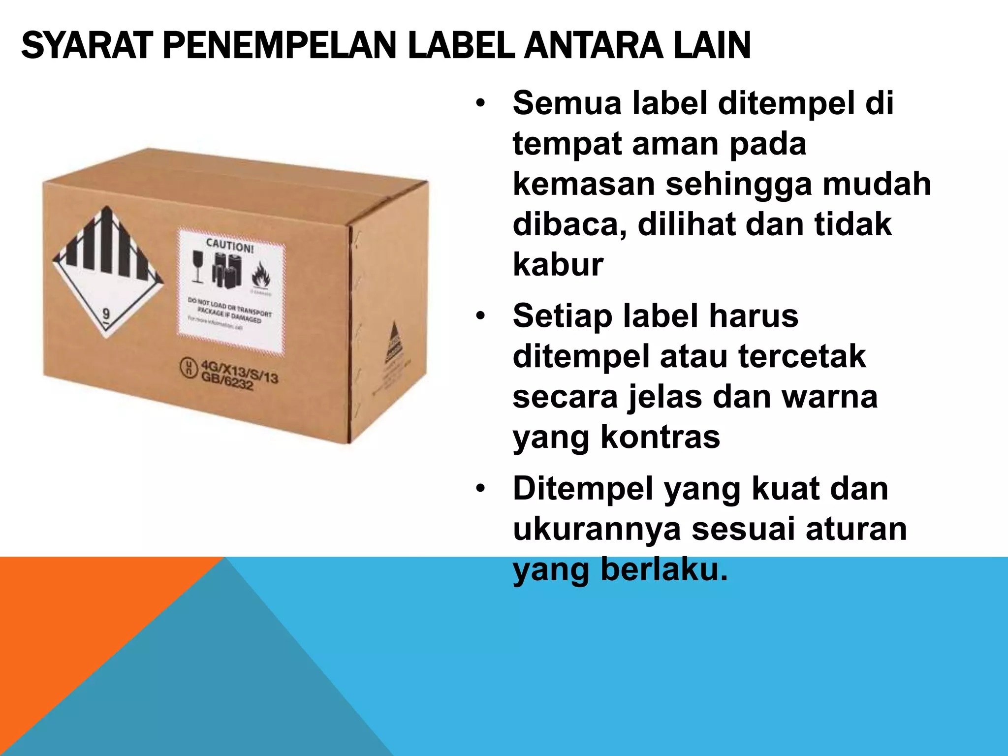 Package and labeling in indonesia | PPTX