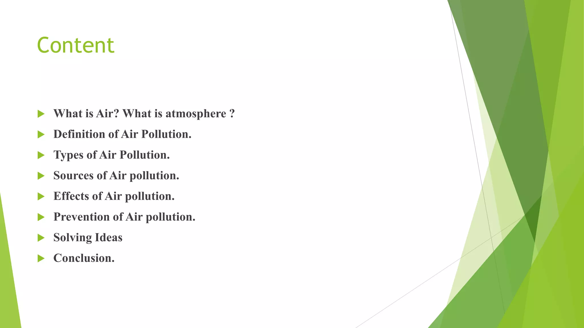 air pollution | PPTX
