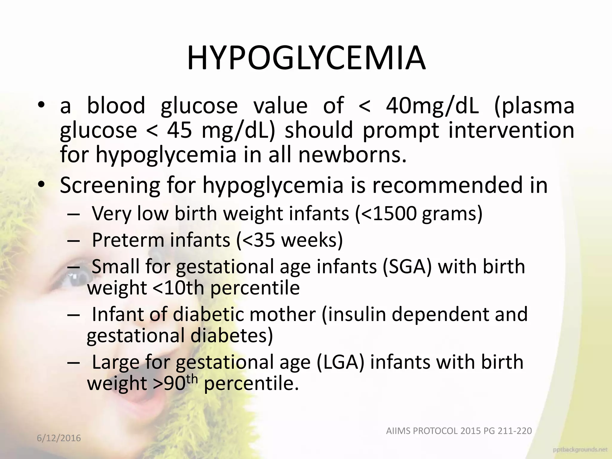 PROTOCOLS FOR NEONATES | PPTX