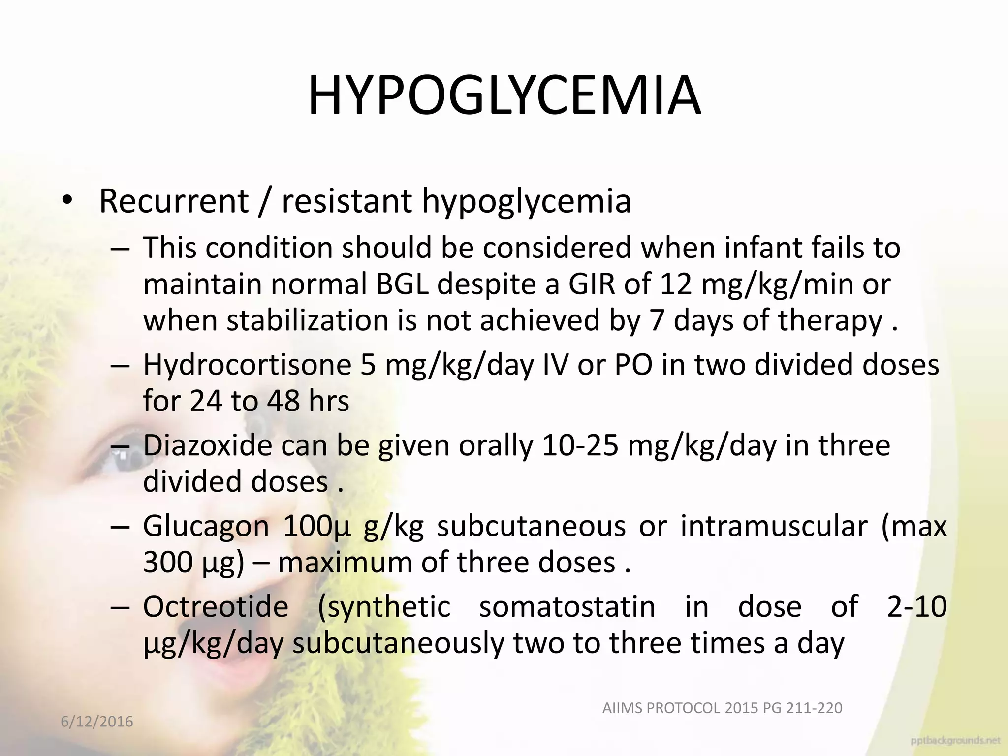 PROTOCOLS FOR NEONATES | PPTX