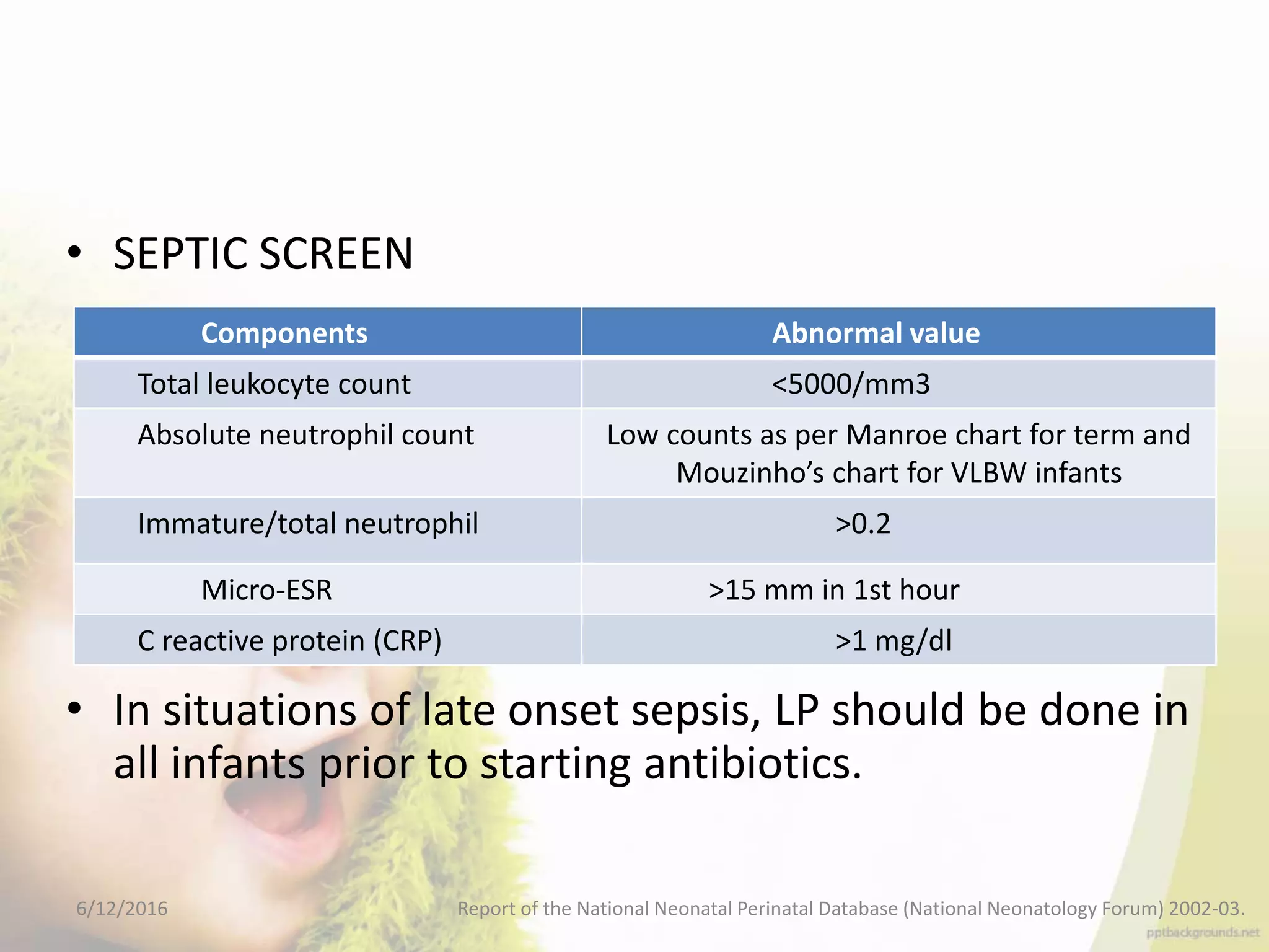 PROTOCOLS FOR NEONATES | PPTX