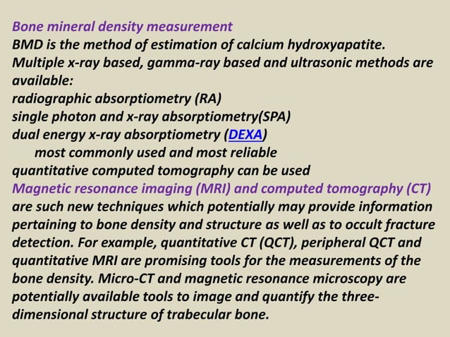 Presentation1.pptx, radiological imaging of metabolic bone diseases. | PPTX | Endocrine and ...