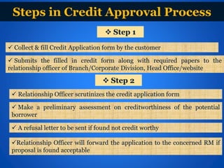 Credit Operation Process of UCBL | PPTX