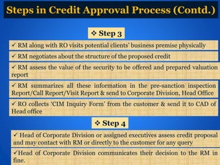 Credit Operation Process of UCBL | PPTX