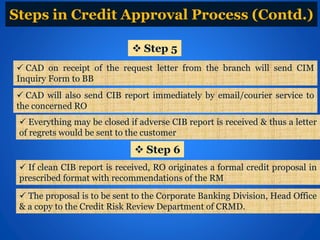 Credit Operation Process of UCBL | PPTX