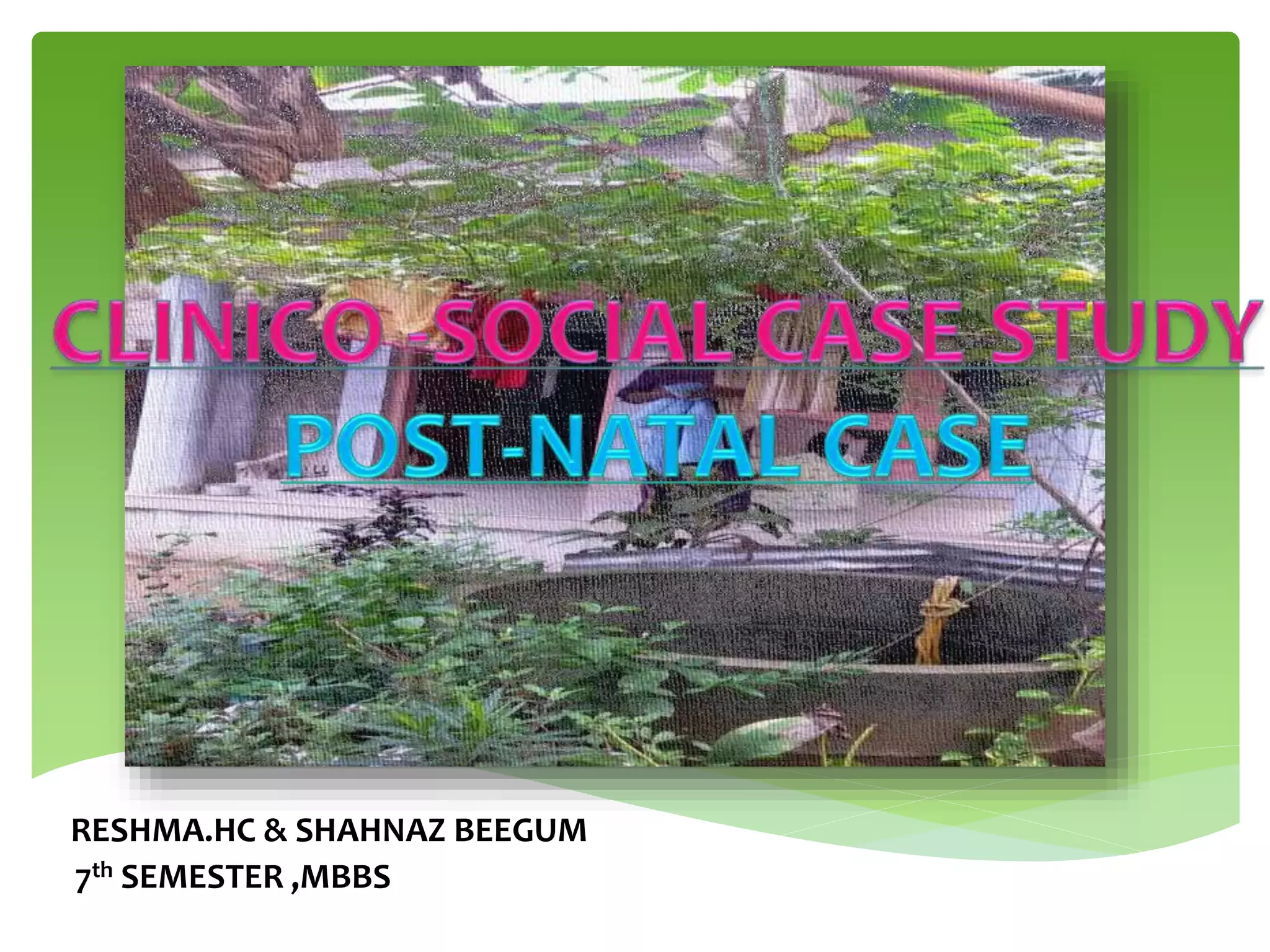 CLINICO SOCIAL CASE STUDY | PPTX