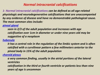 Symptoms Of Brain Calcification