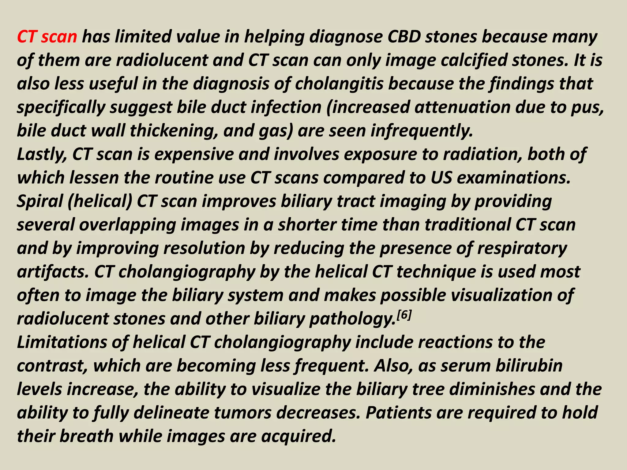 Presentation1.pptx, radiological imaging of obstructive jaundice. | PPTX