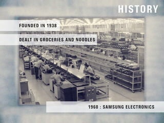 A Mini Case Study on SAMSUNG | PPT