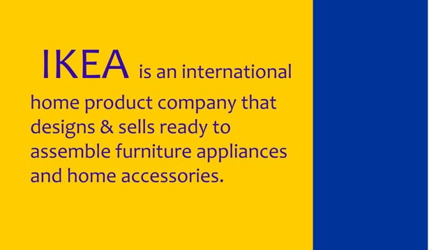 IKEA Analyzing Consumer Markets | PPTX