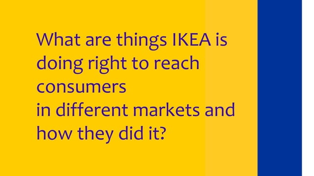 IKEA Analyzing Consumer Markets | PPTX