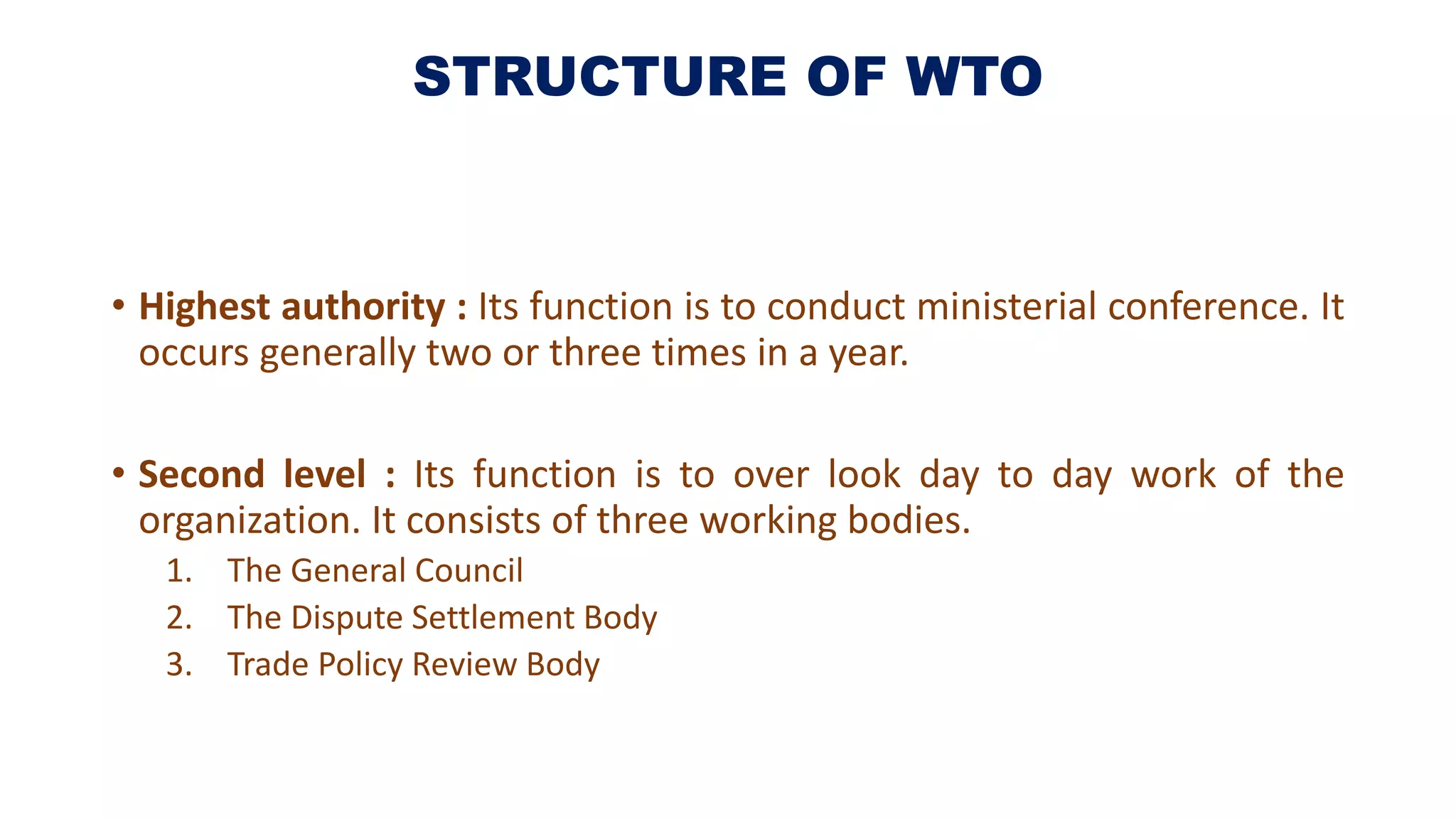 world trade organisation | PPTX