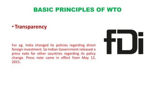 world trade organisation | PPTX