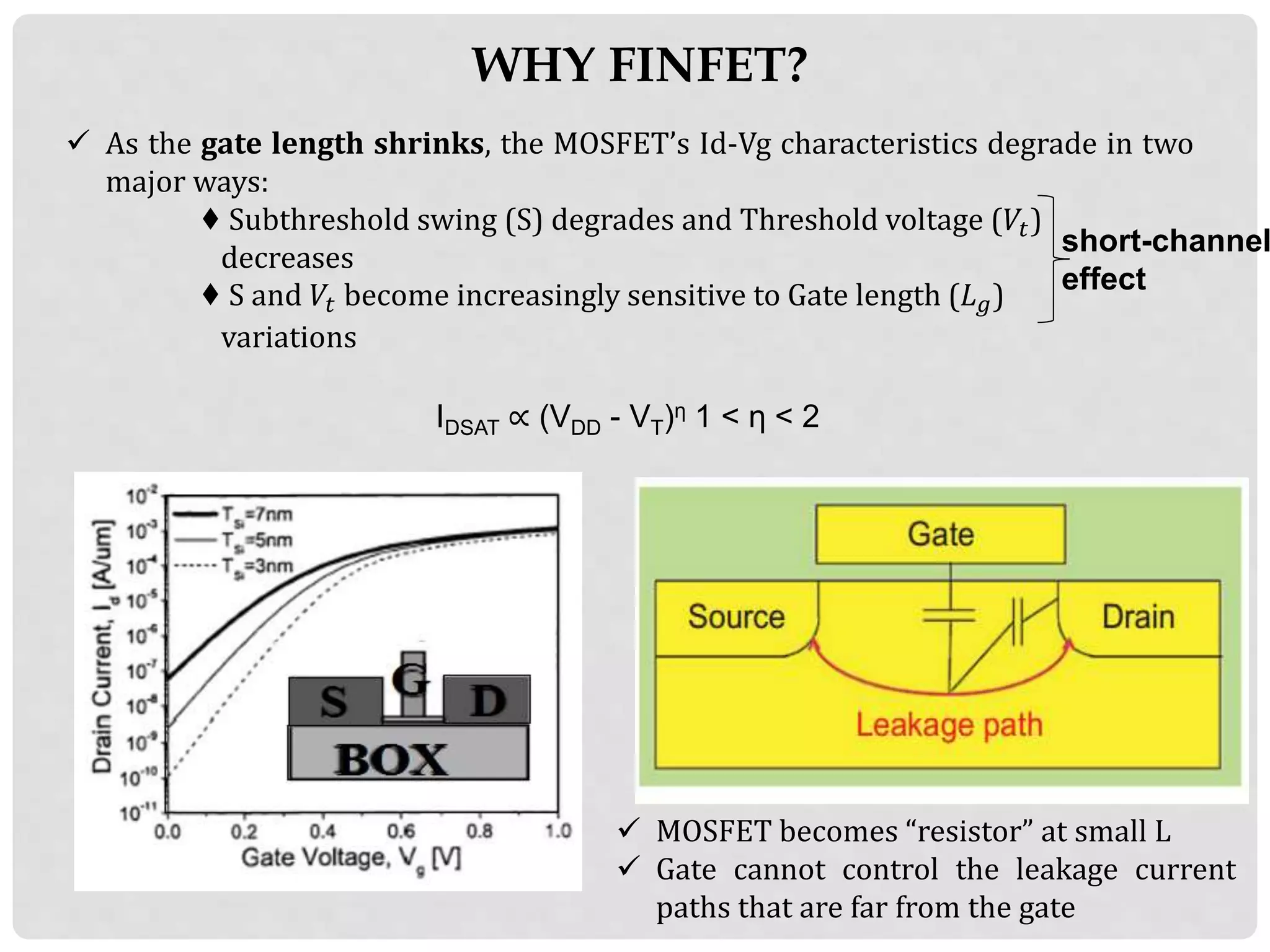 eDRAM Cells using FinFET Technology | PPTX