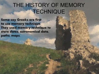 how to memorize,memory technique,logic remembering | PPTX | Educational ...