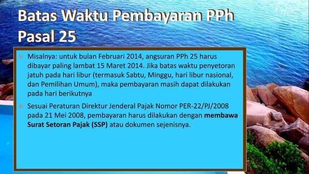 PPh Pasal 25 | PPTX