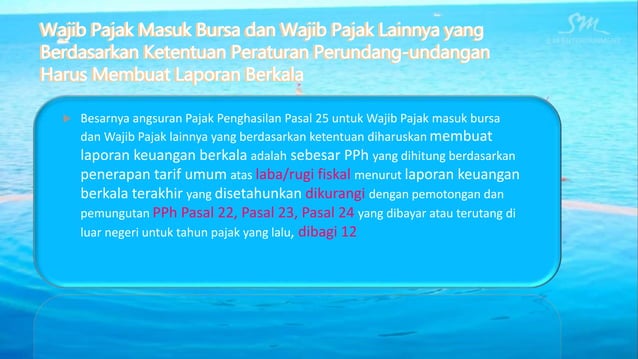 PPh Pasal 25 | PPTX