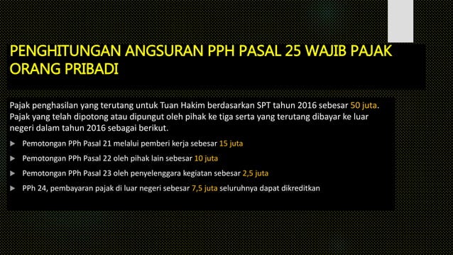 PPh Pasal 25 | PPTX