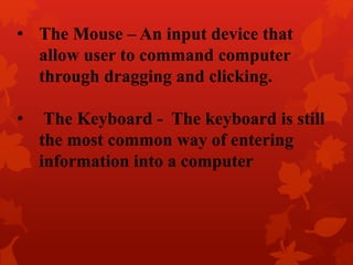 component of computer | PPTX