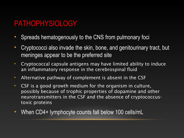 CNS CRYPTOCOCCOSIS | PPT | Brain and Nervous System Disorders ...