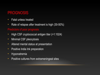 CNS CRYPTOCOCCOSIS | PPT