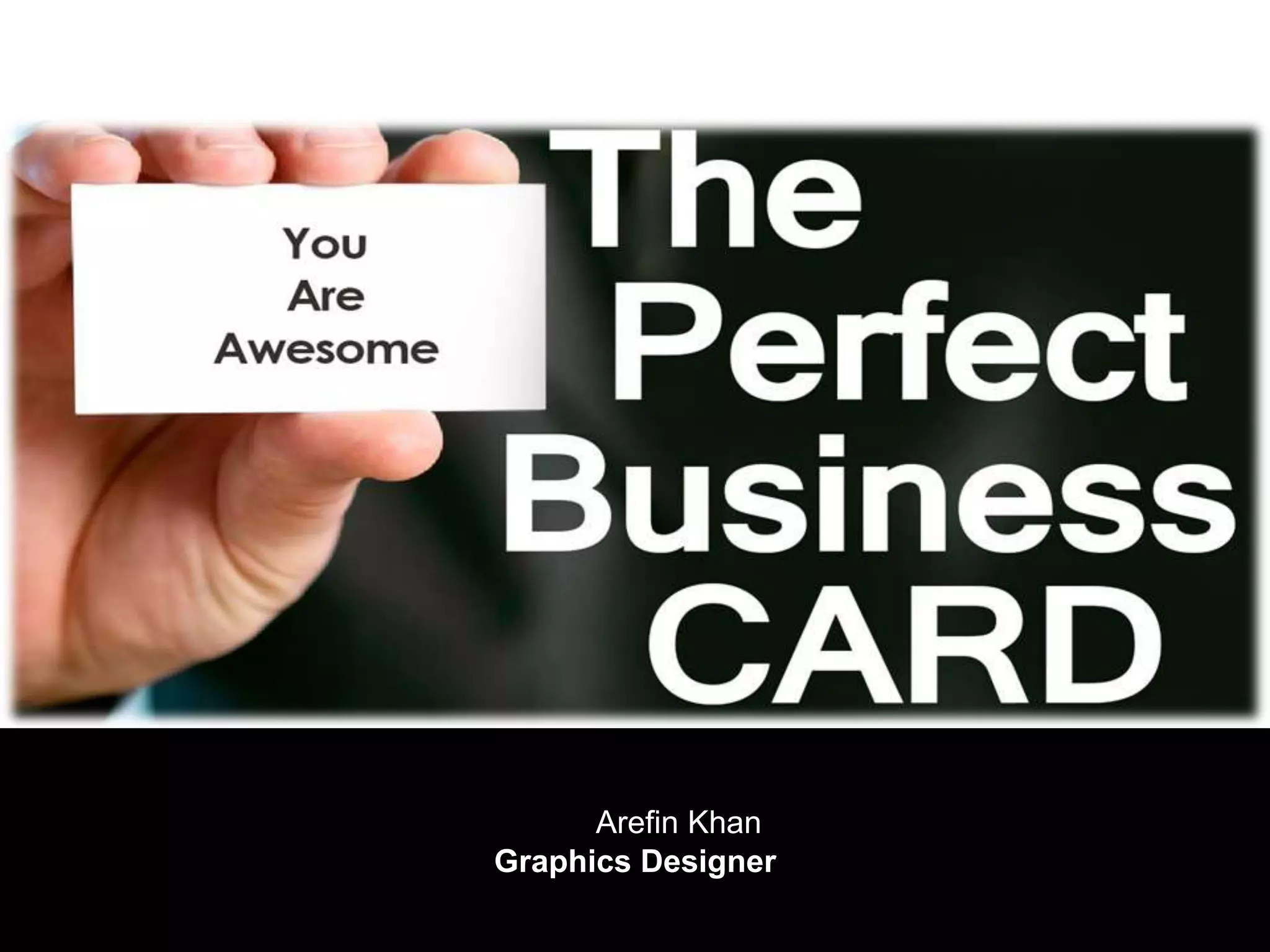 The Perfect Business CARD | PPTX