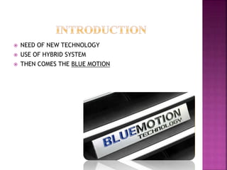 Blue Motion | PPTX