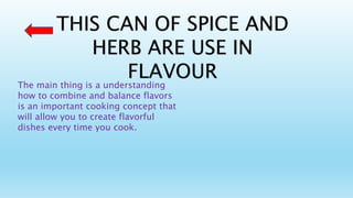 TYPES OF FLAVOURING | PPTX