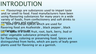 TYPES OF FLAVOURING | PPT