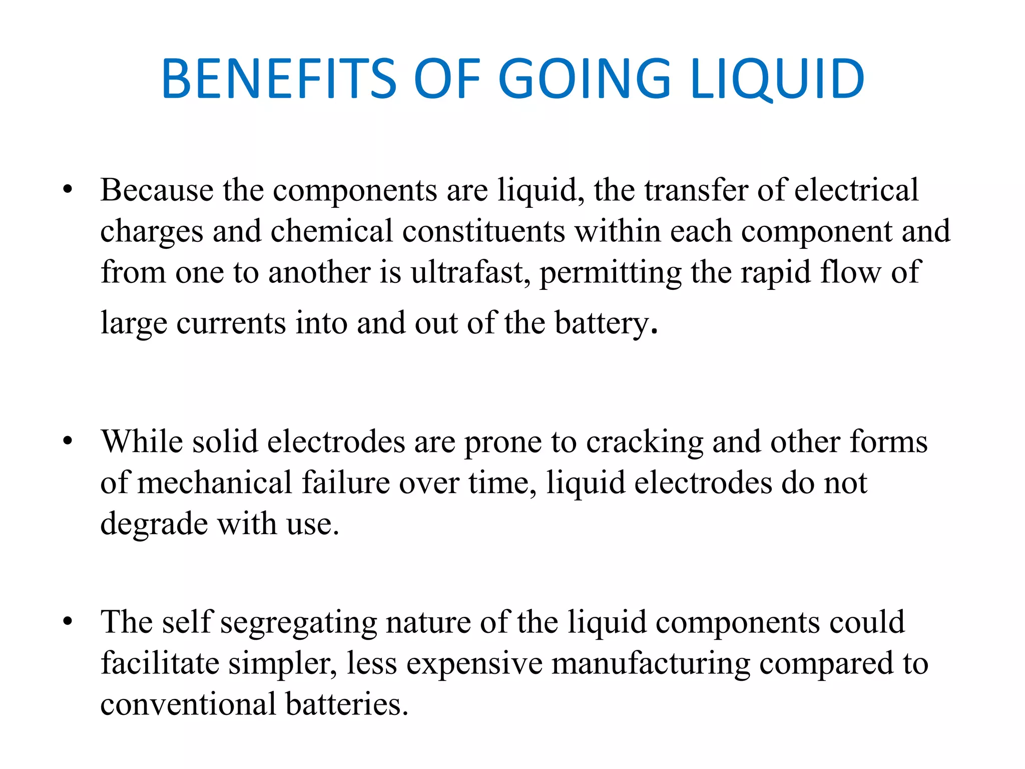 liquid metal battery | PPTX